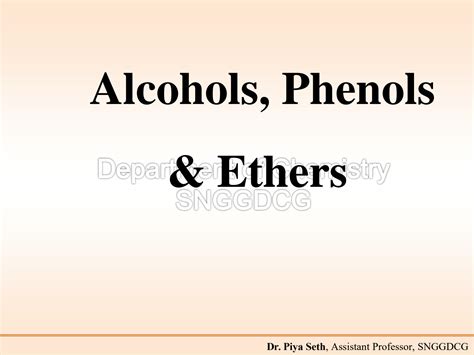 Solution Alcohol Phenol Ether Part I Chemistry Studypool