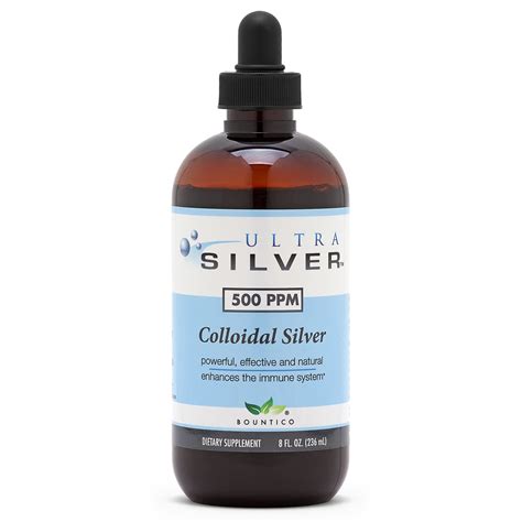 Ultra Silver® Colloidal Silver 500 Ppm 8 Oz 236ml Mineral Supplement True