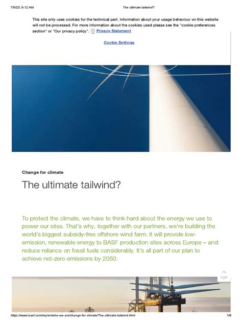 The Ultimate Tailwind Pdf Sustainable Energy Wind Farm