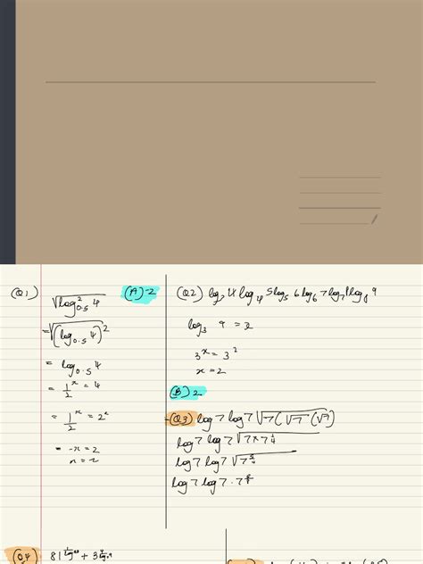 Logarithms Practice Questions Pdf Special Functions Combinatorics