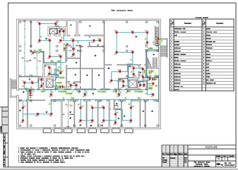Проект автоматической пожарной сигнализации и системы оповещения людей о пожаре