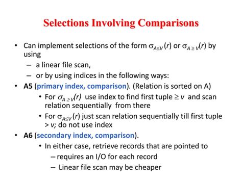 Query Evaluation And Optimization Pptx