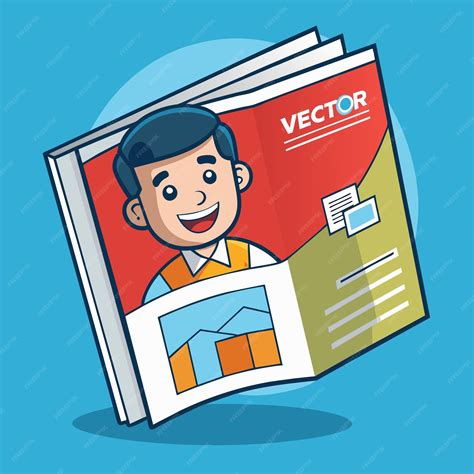 Vector Folleto Plantilla De Portada De La Revista Vector Eps10 Vector