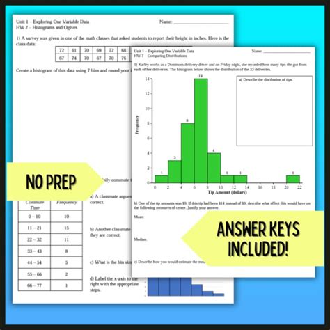 Goldies Unit 1 Exploring One Variable Data Homework For Ap® Statistics