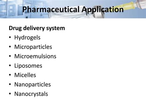Applications Of Colloid Pptx Chemistry Science