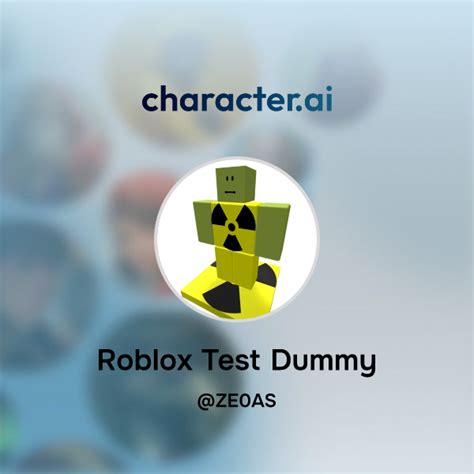 Chat With Roblox Test Dummy Characterai Personalized Ai For Every