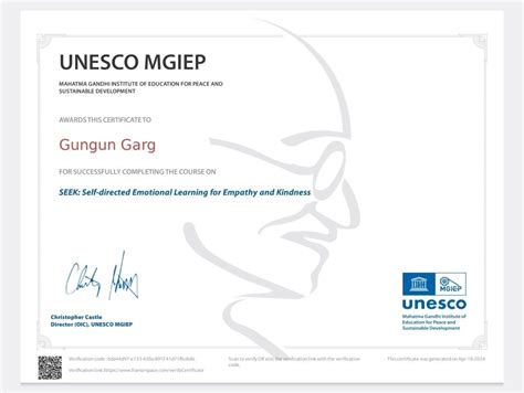 Gungun Garg On Linkedin Seekcertificate Continuouslearning