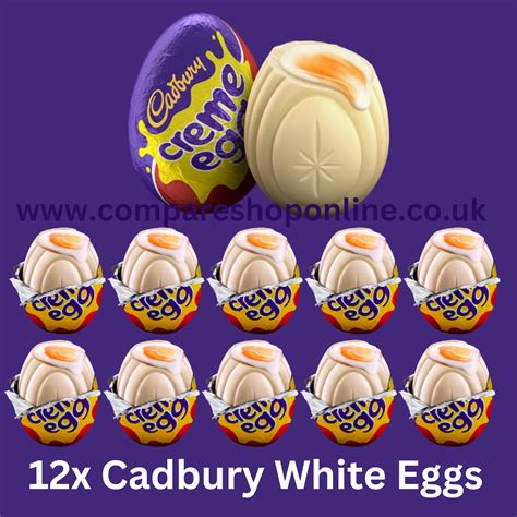 Cadbury White Creme Egg Christmas Milk Chocolate