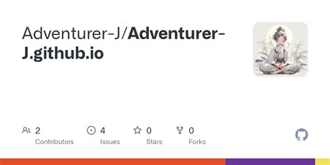 GitHub Adventurer J Adventurer J Github Io