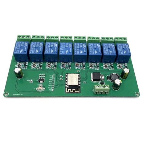 Módulo Esp8266 Wi Fi Com 8 Canais 8 Relé 10a