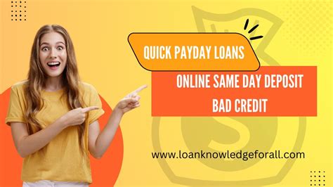 Quick Payday Loans Online Same Day Deposit Bad Credit Youtube