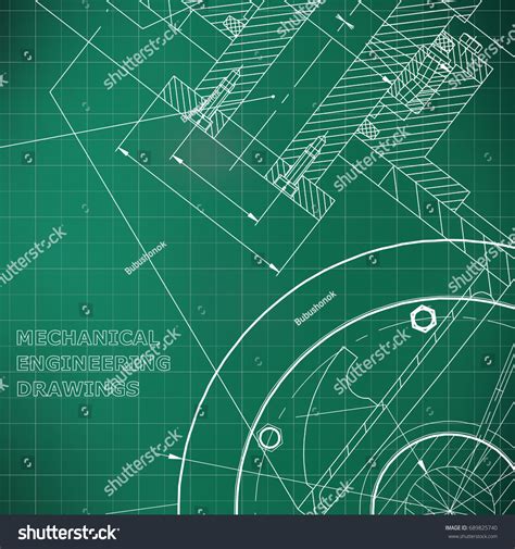 Light Green Background Grid Backgrounds Engineering Stock Vector Royalty Free 689825740