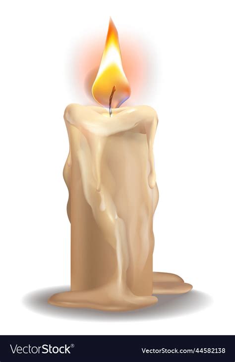 Realistic Candle Drawing