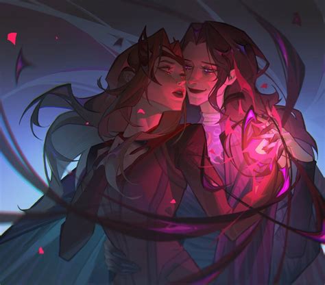 Ruowen1129 Scarlet Witch Wanda Maximoff Marvel Marvel Cinematic Universe Wandavision