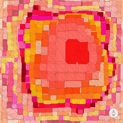 Abstract Geometric Background Mosaic Vector Illustration Decor Packing Graphic Vector Template