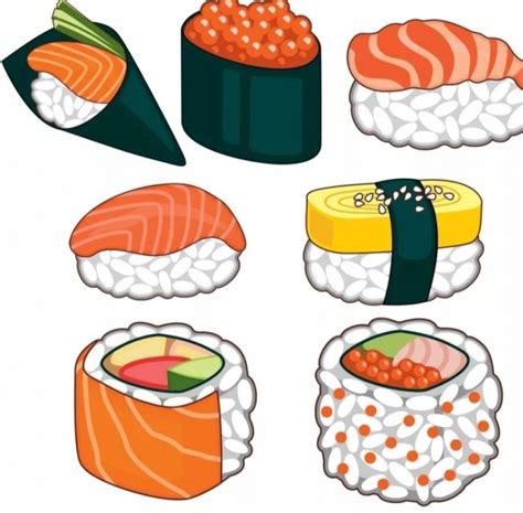 Как нарисовать суши 28 фото