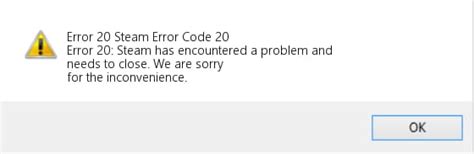 Steam Hata Kodu E20 Çözümü
