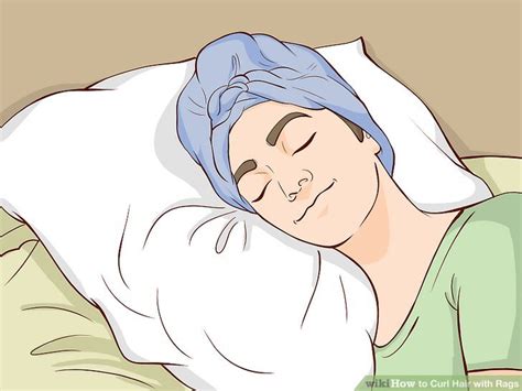 How To Curl Hair With Rags 12 Steps With Pictures Wikihow