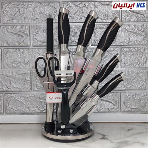 سرویس چاقوی آشپزخانه یونی هوم ۹ پارچه