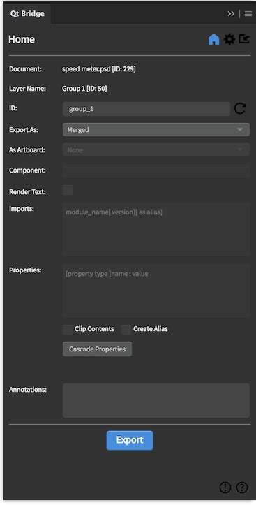 Using Qt Bridge For Adobe Photoshop Qt Design Studio Documentation