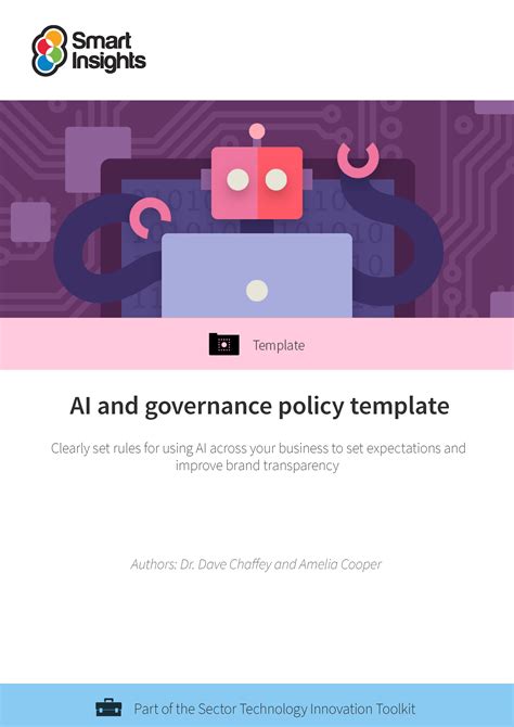 AI For Marketing Playbook And Governance Policy Template Smart Insights