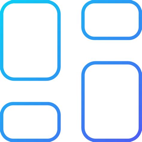 Object Generic Gradient Outline Icon