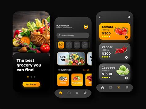 Grocery App UI Design On Behance