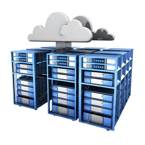 Cloud System Server 3d Illustration System Technology Information