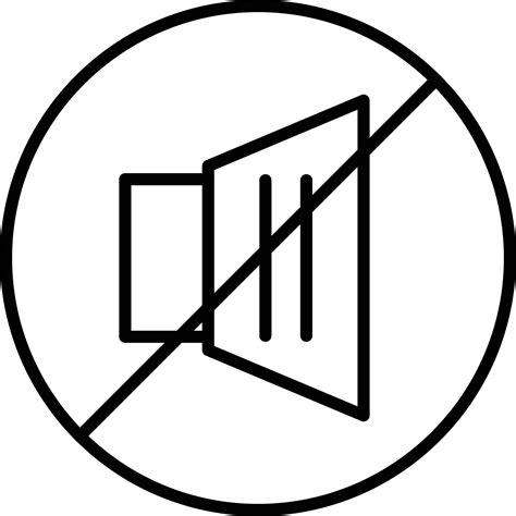 Gliederungssymbol Stumm Schalten 9245112 Vektor Kunst Bei Vecteezy