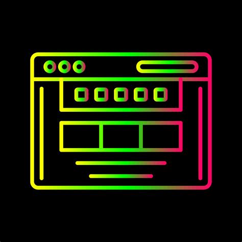 Browser Line Icon Vector Art At Vecteezy