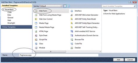 ASP NET Paginação com GridView e LINQ to SQL