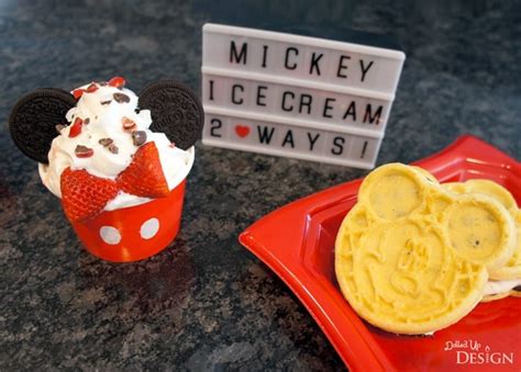 Mickey Ice Cream Treats Two Ways Moms Munchkins