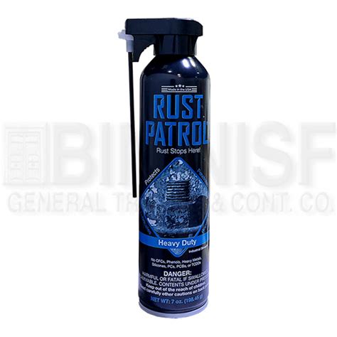 Binnisf Heavy Duty Rust Preventer Rust Patrol Usa