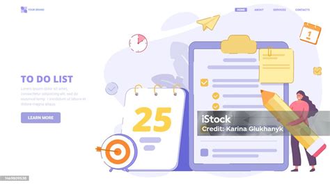 목록 응용 프로그램 온라인 작업 목록 알림 앱 체크리스트 성공적인 사업 계획 작업을 수행합니다 랜딩 페이지를 위한 평면 디자인 개념 작은 문자가 있는 벡터 그림입니다