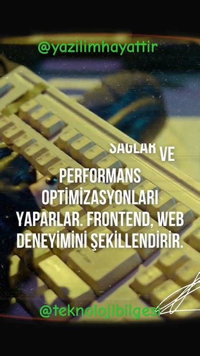 Frontend Nedir Ne Işe Yarar Developer Yazılım Development Frontend Programming