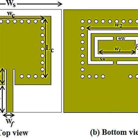 Schematic Representation Of The Proposed Antenna Download Scientific Diagram