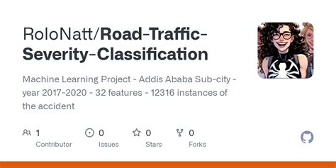Github Rolonatt Road Traffic Severity Classification Machine Learning Project Addis Ababa
