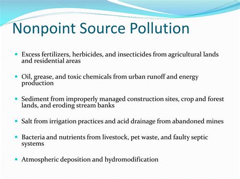 Ppt Low Impact Development And Nonpoint Source Pollution Powerpoint