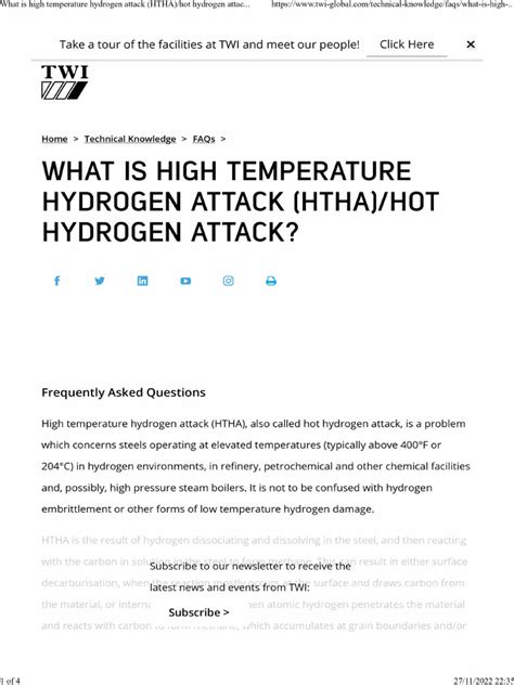Htha High Temperature Hydrogen Attack Dm Pdf