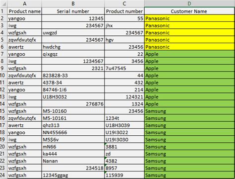 excel copy muitple columns to rows based on one column stack overflow