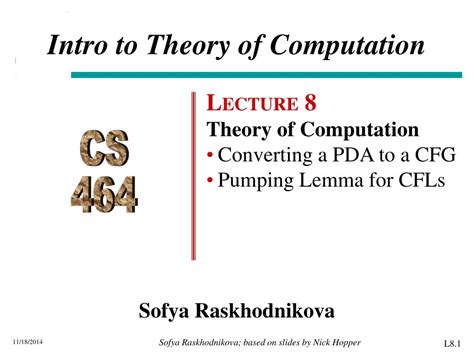 Ppt Intro To Theory Of Computation Powerpoint Presentation Free