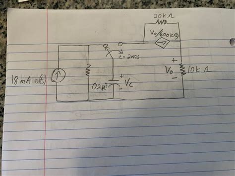 Solved Find Equations For Vc T And Ic T And Plot Them If Chegg Com