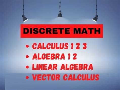 Help In Precalculus Calculus Discrete Math Vector Calculus Computing Math Upwork