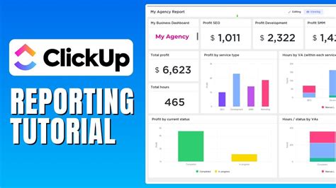 Clickup Reporting Tutorial How To Use Clickup For Reporting YouTube