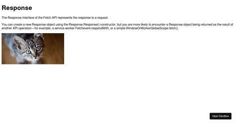 Response 1 Codesandbox