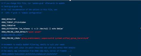 Ubuntu22 04系统 Cgroup V2 切换成v1 Ubuntu22 04 Cgroup Csdn博客