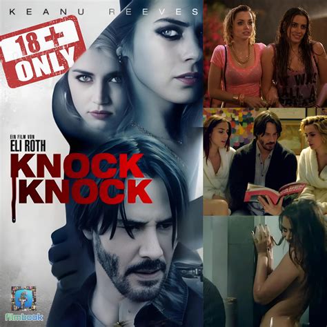 Filmbook 🔹knock Knock 2015 🔹බිහිසුණු සතිඅන්තය 🔹1h 36m 🔹horror Crime 🔹4 9 Imdb 🔹subtitls