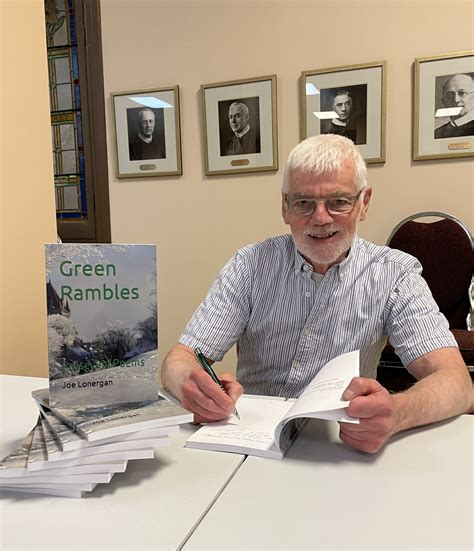Joe Lonergan Launches His Third Book Green Rambles The Quebec