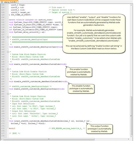 Stm32f4 Target Demos Waijung Demos Basic Custom Code