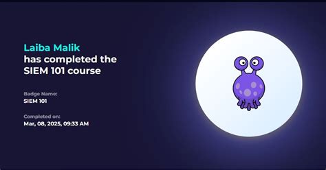 Cybersecurity Siem Soc Threatdetection Loganalysis Learning… Laiba Malik